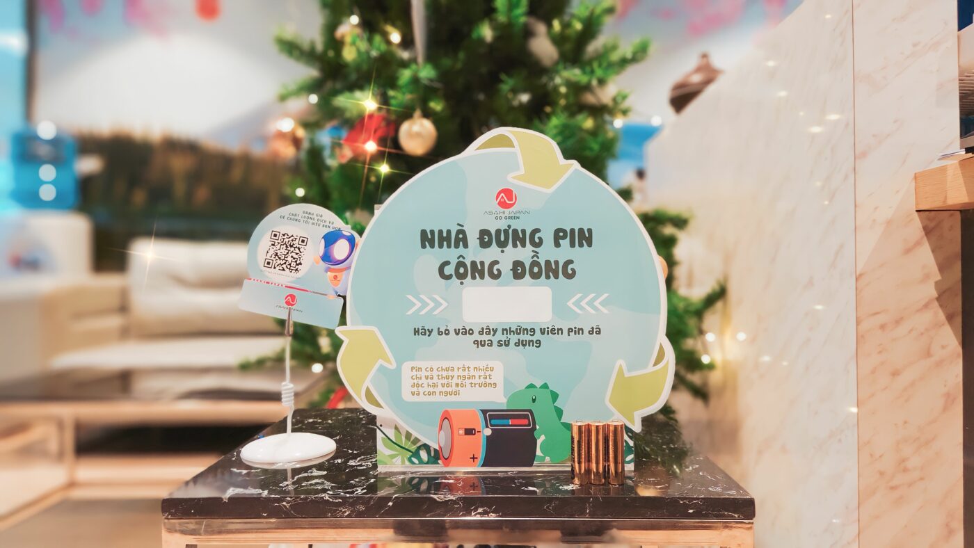 Asahi Japan phát động chiến dịch "Thu gom pin cũ - Vì một hành tinh xanh"