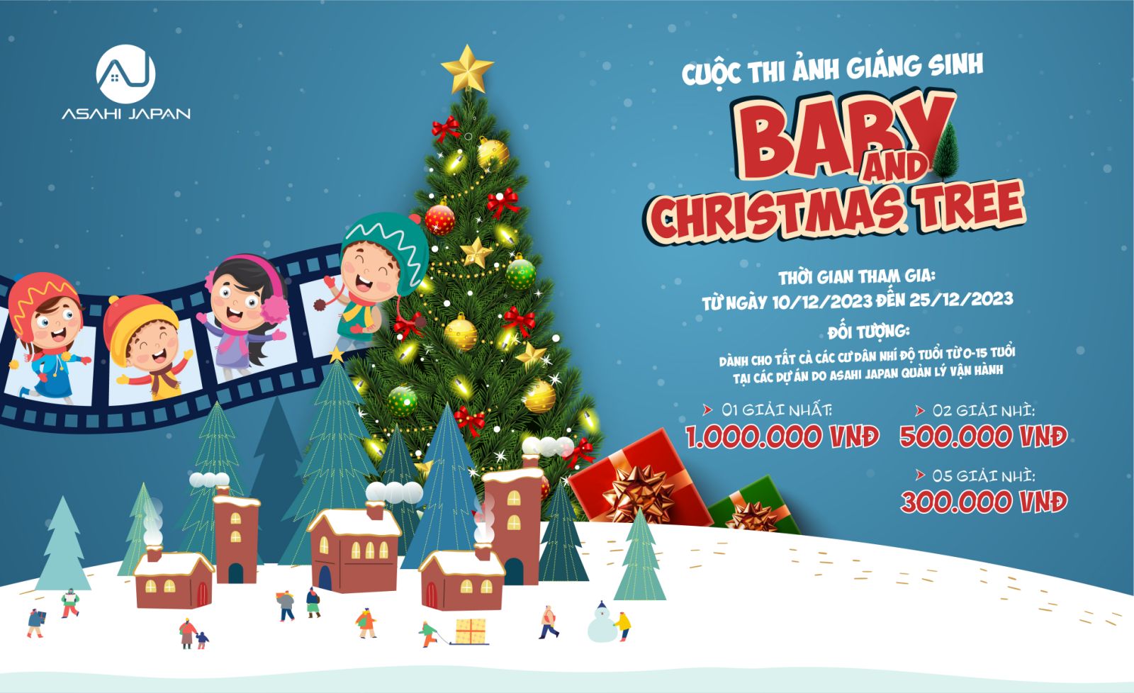 Khoe ảnh Giáng sinh, rinh ngàn quà xinh tại Asahi Japan