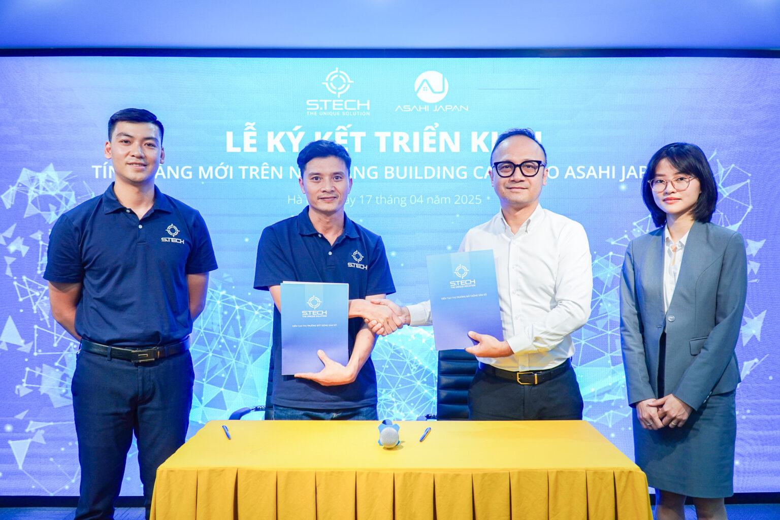 Lễ ký kết hợp tác chiến lược giữa Asahi Japan và S-Tech